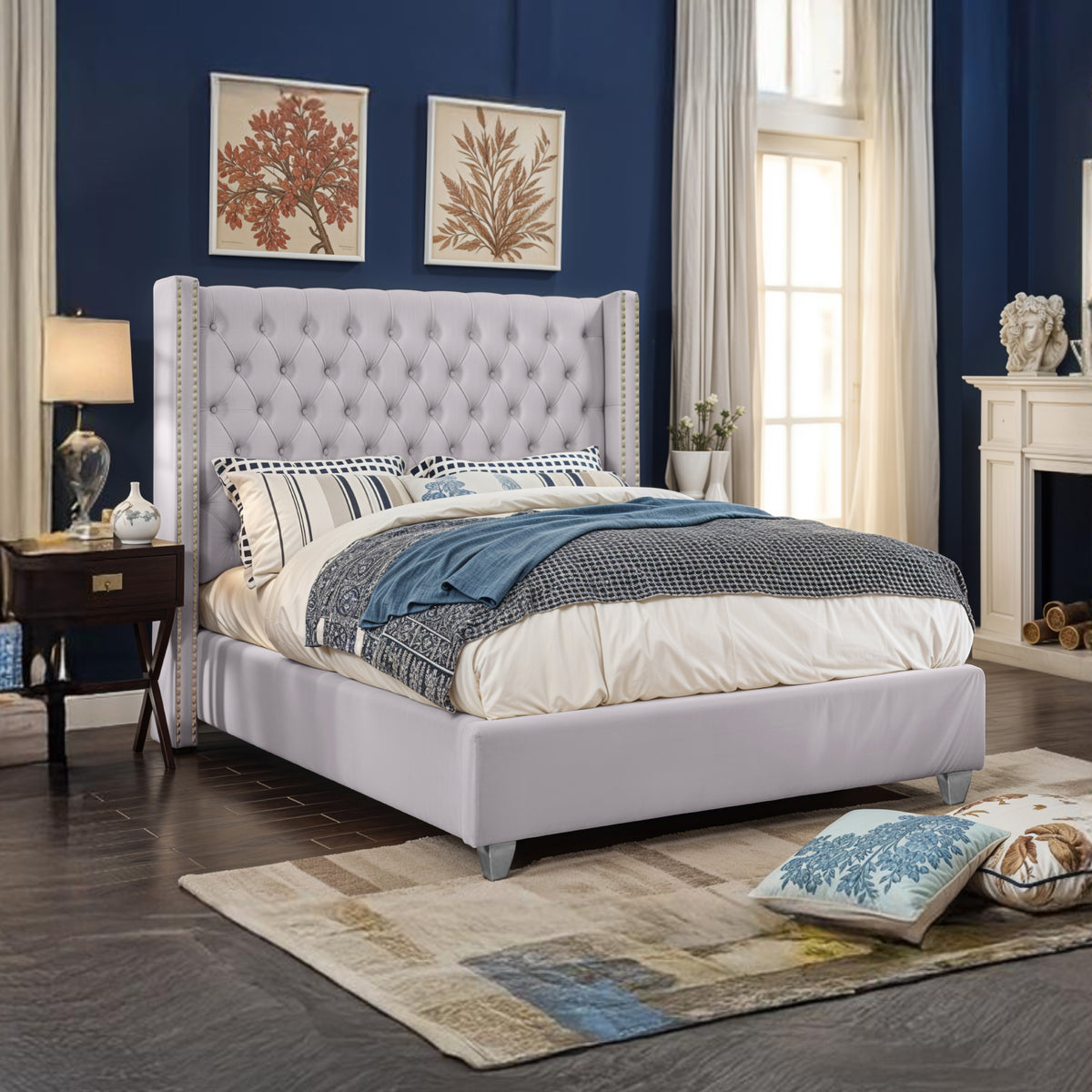 Chesterfield Upholstered Bed – living comfort bedz Ltd