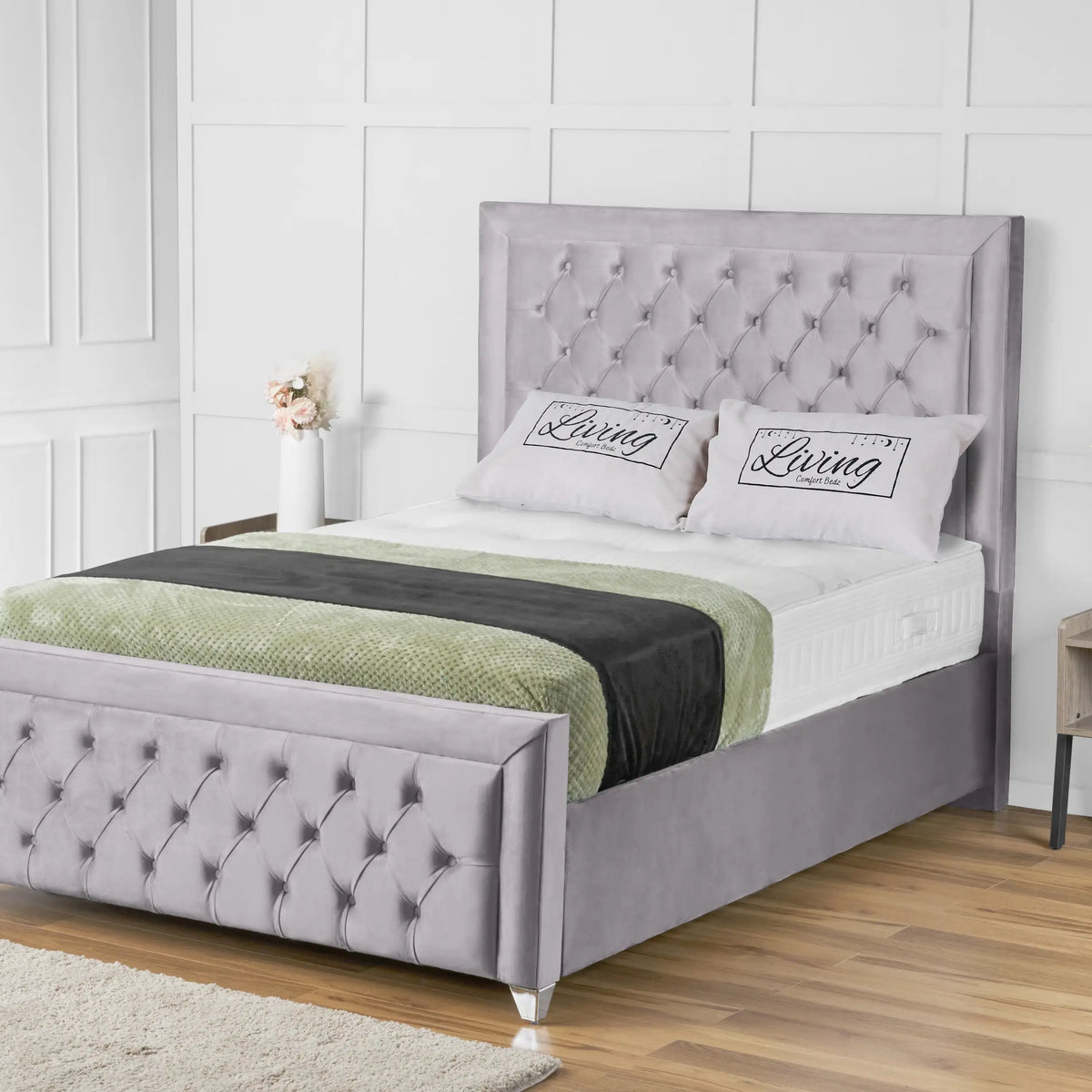 Hilton Upholstered Bed – living comfort bedz Ltd